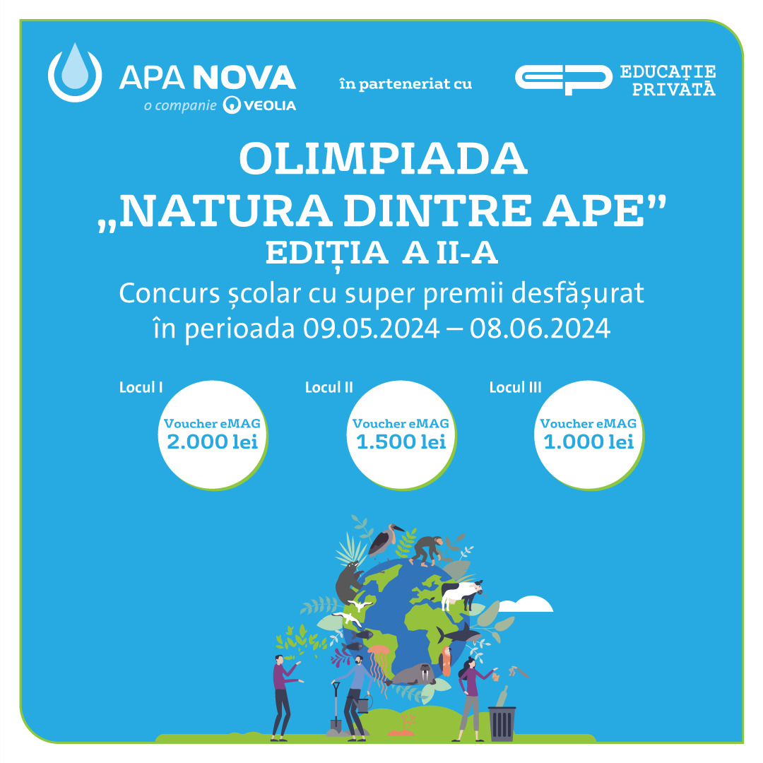 „Natura dintre ape”, un proiect Apa Nova în colaborare cu Educație ...