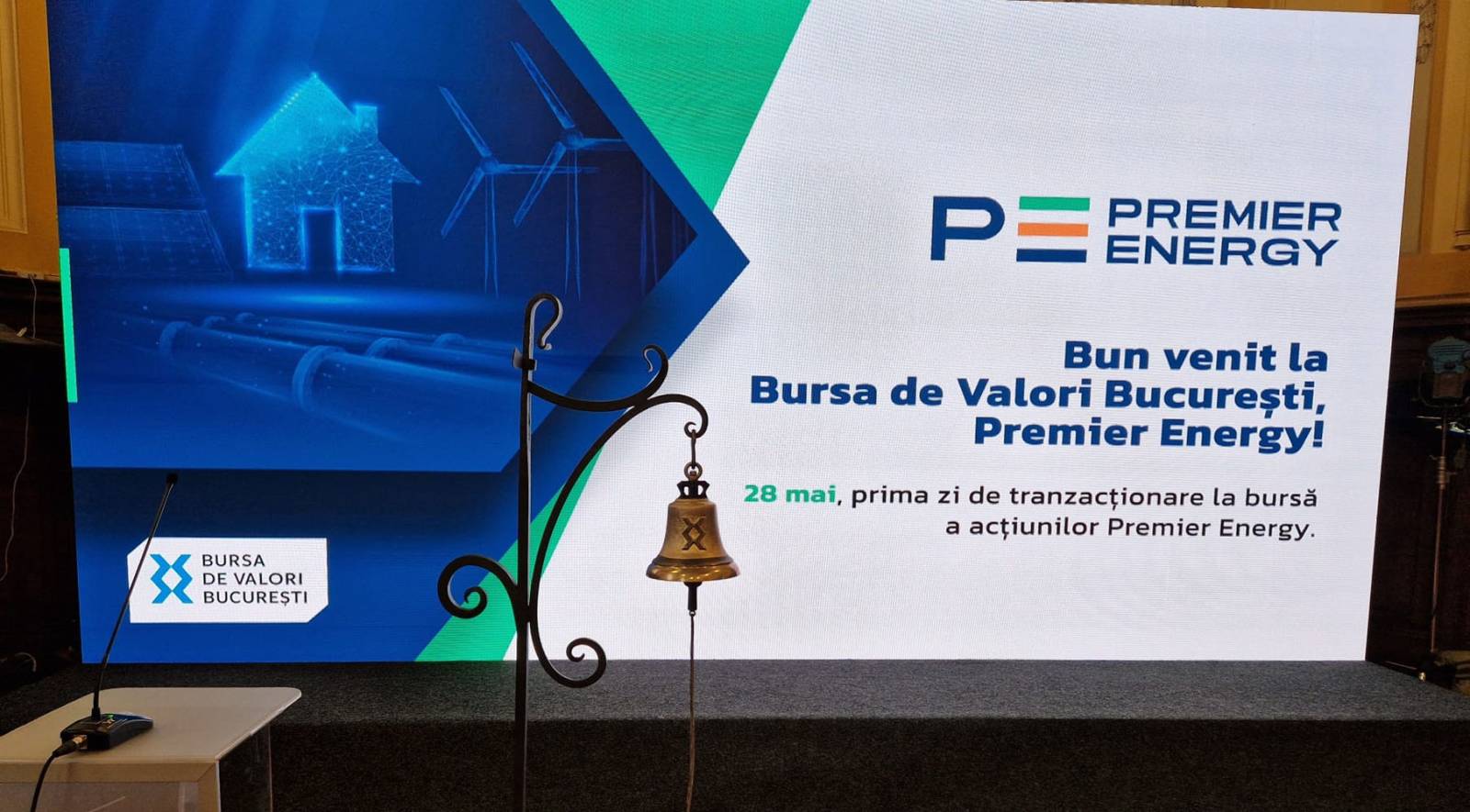 Premier Energy s-a listat la BVB, cu o capitalizare de piață de 2,4 mld ...