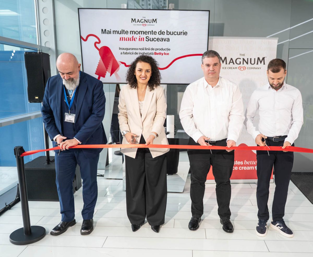 The Magnum Ice Cream Company modernizează cu 4 mil. euro fabrica Betty ...
